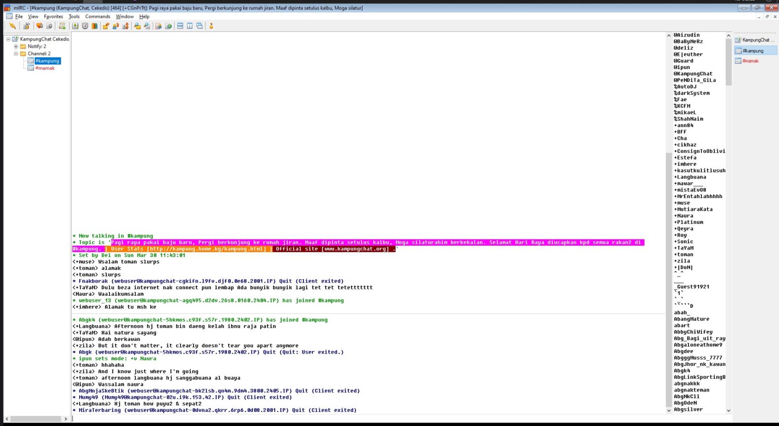 KampungChat - mIRC Malaysian